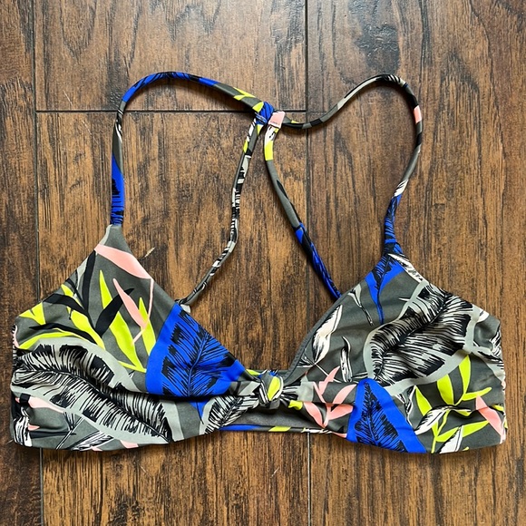 Athleta | Swim | Athleta Tropical Print Bikini Top | Poshmark